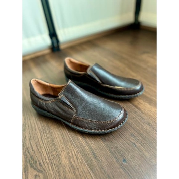 boc | Shoes | Boc Born Concept Brown Leather Laofer Slide On Size 9 Mw ...